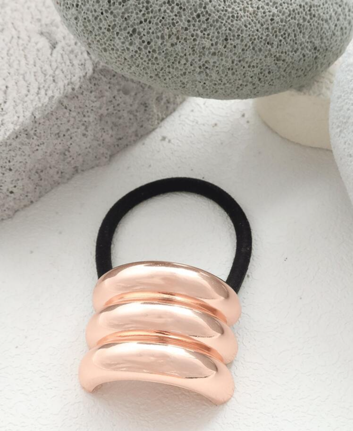 Coleta pequeña rosegold triple - Cleopatra
