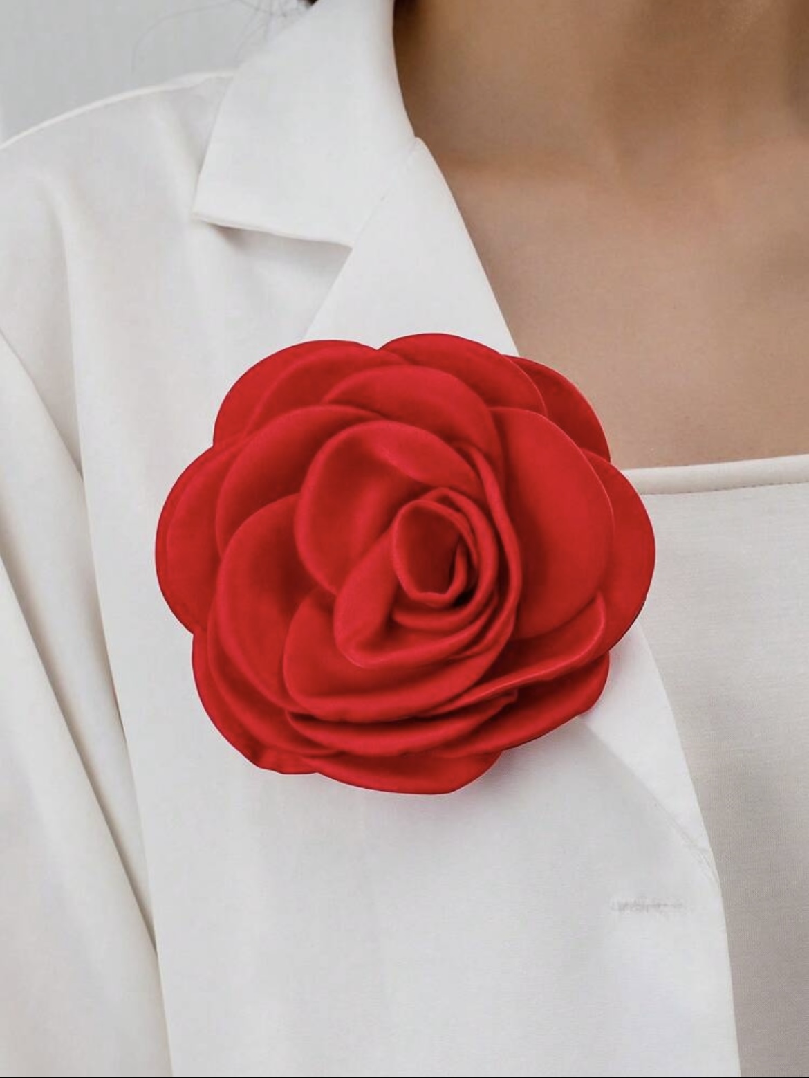 Broche flor roja - Cleopatra