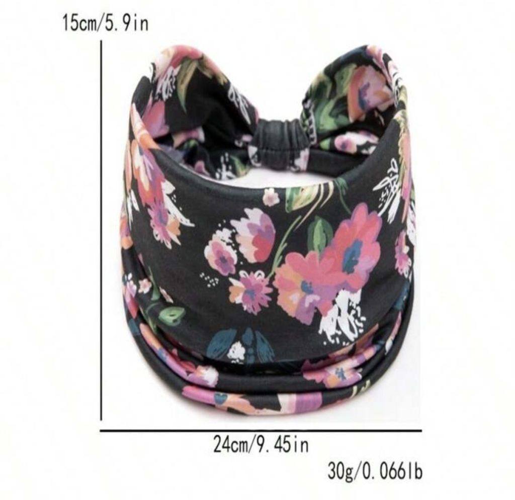 Banda print elástica aqua - Cleopatra