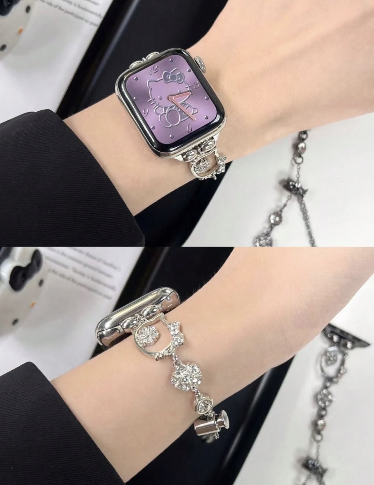 Banda para Apple Watch Acero Inoxidable hello kitty - Cleopatra